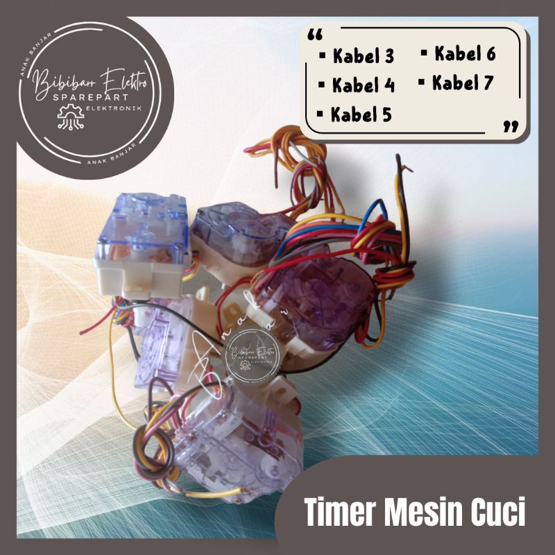 Jual Timer Mesin Cuci Multi Kabel 3, Kabel 4, Kabel 5, Kabel 6 dan ...
