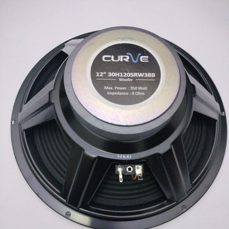 Jual speaker curve 12 inc type 30H120SRW38B Woofer 350watt 8ohm ...