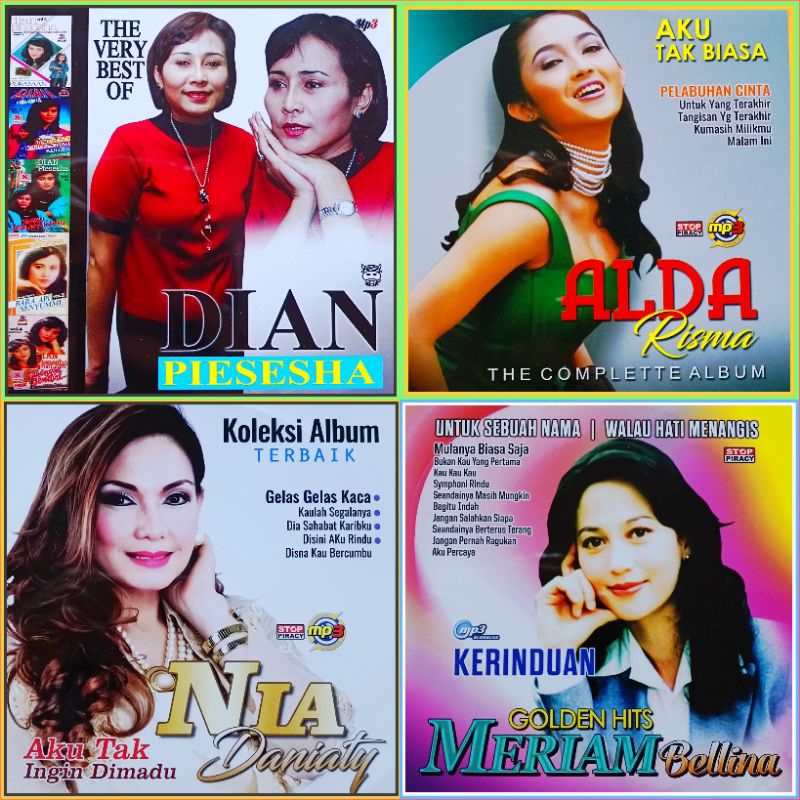 Jual Kaset MP3 Musik Lagu Pop Kenangan Dian Piesesha - Alda - Meriam ...