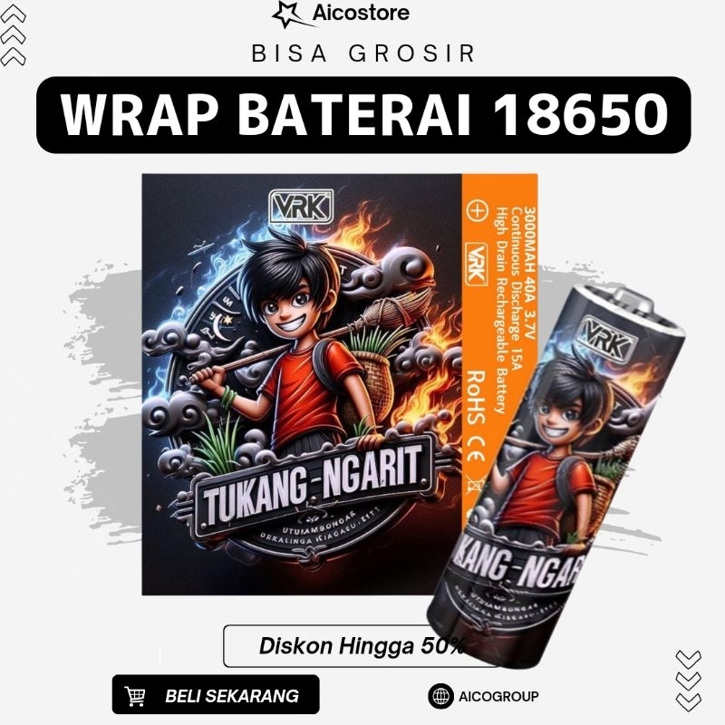 Jual AICOSTORE - Skin Wrap Baterai 18650 Quotes Jenaka Kata Kata Lucu ...
