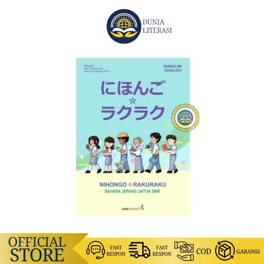 Jual Buku NIHONGO RAKURAKU Bahasa Jepang Itu Gampang Untuk SMK Kurikulum 2013 | Shopee Indonesia