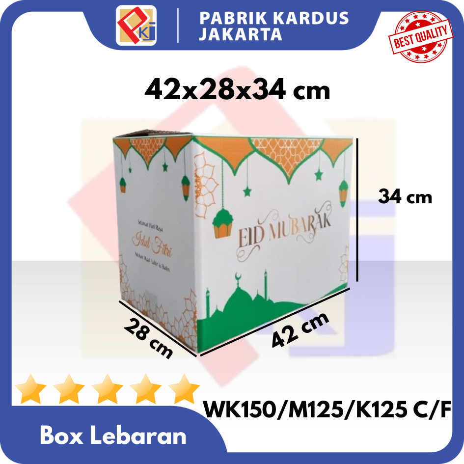 Jual Kardus Parsel Lebaran 42x28x34 cm / Box Parcel / Dus Idul Fitri ...