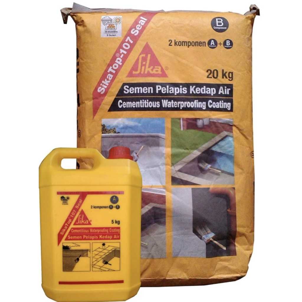 Jual SIKA TOP SEAL 107 2 KOMPONEN ( SEMEN SIKA 20 KG DAN CAIRAN SIKA 5 ...