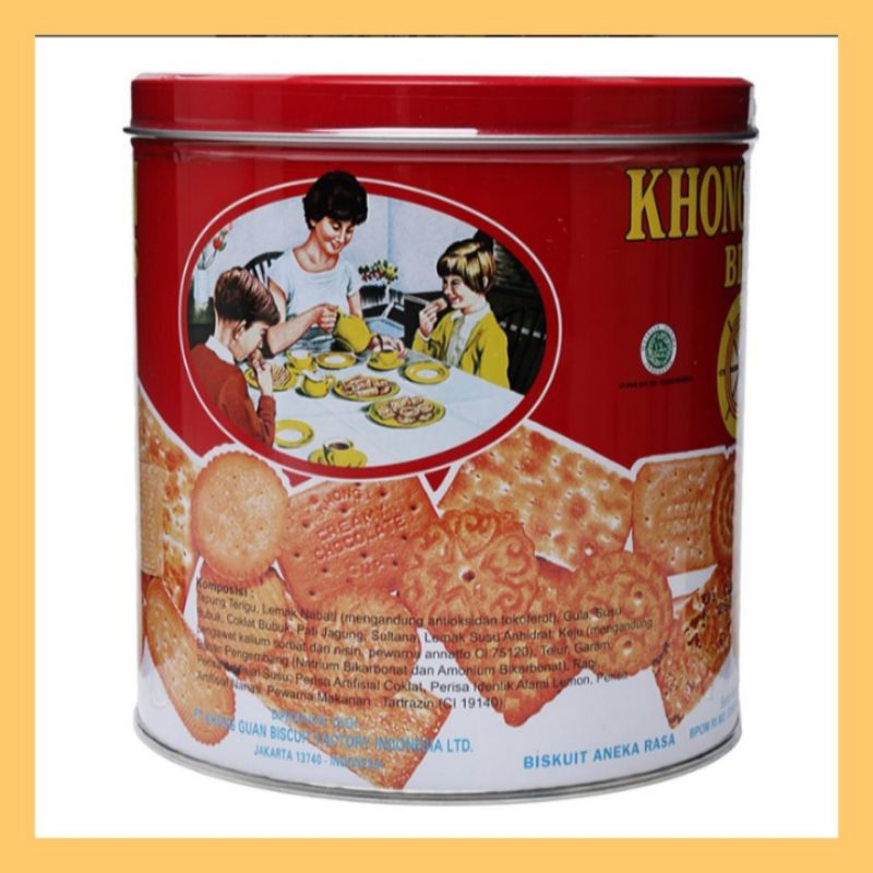 Jual Khong Guan Mini Biscuit Assorted Merah Kaleng 650 gr | Shopee ...