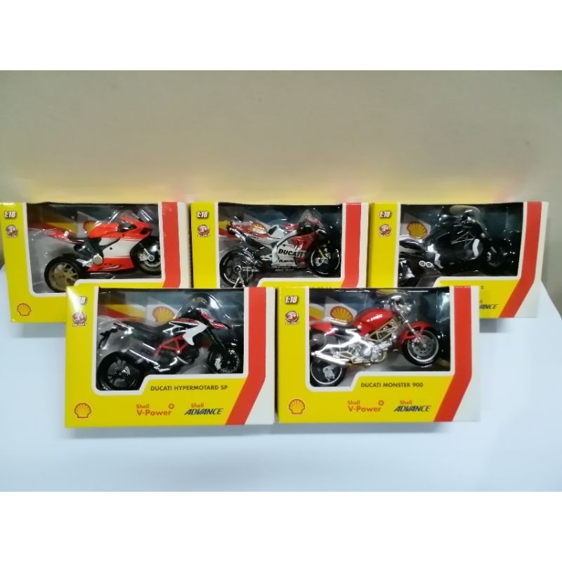 Jual Shell V-Power The Shell and Ducati Collection Burago ( tanpa pit box) | Shopee Indonesia