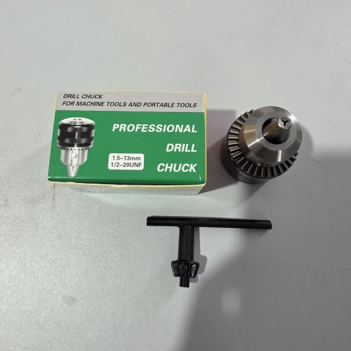 Jual KEPALA BOR SAN OU 13MM 1/2 x 20UNF DRILL CHUCK KEY 13 MM | Shopee ...