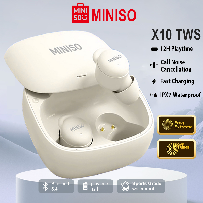 Jual MINiSO X10 True Wireless Headset Bluetooth V5.4 TWS Mini Earbuds ...