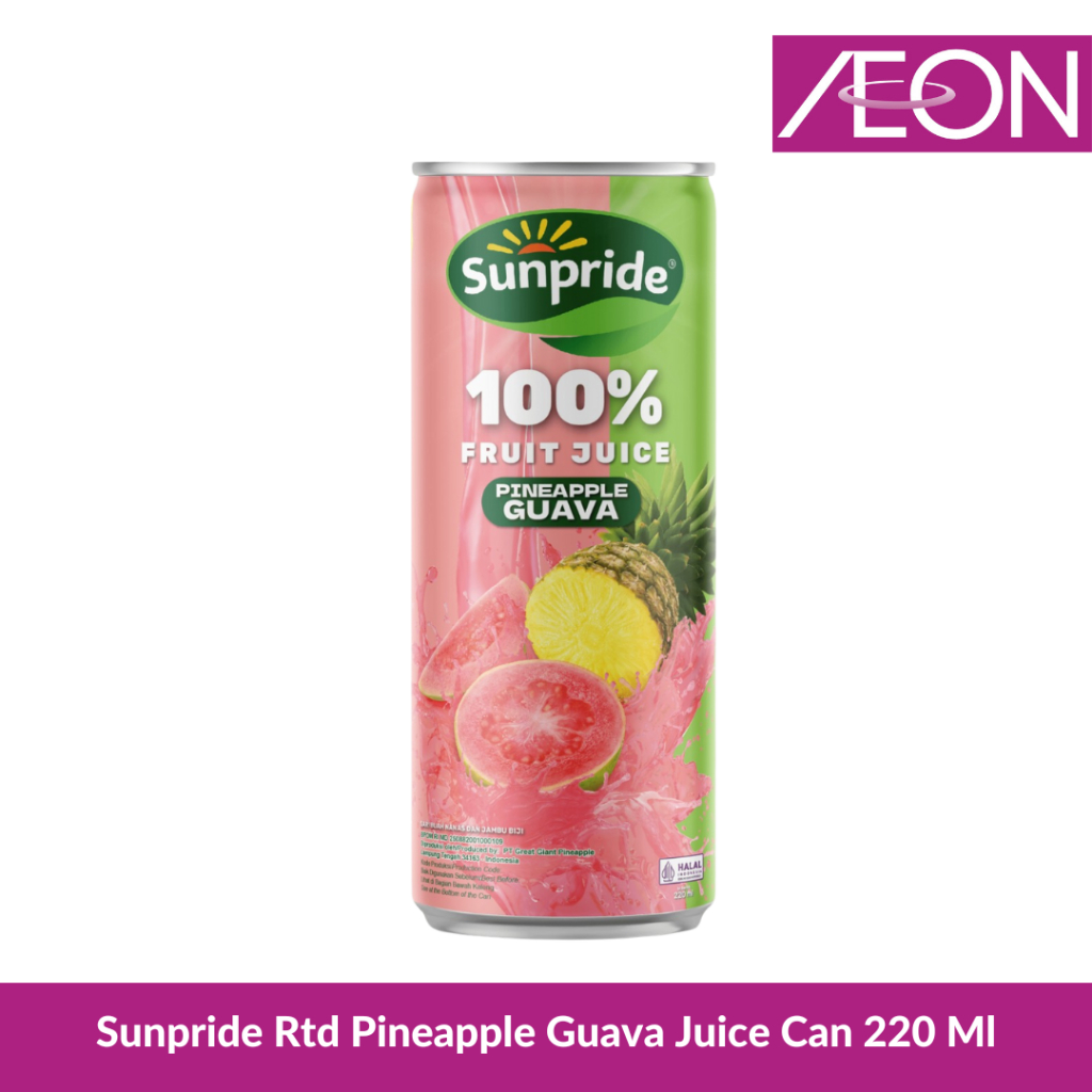 Jual Sunpride Rtd Pineapple Guava Juice Can 220 Ml | Shopee Indonesia