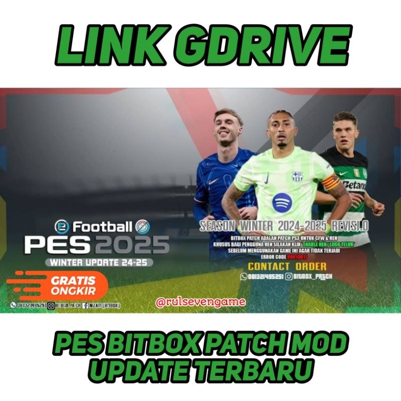 Jual PES 2025 BITBOX PATCH PS3 TERBARU | Shopee Indonesia