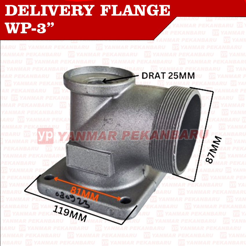 Jual WP30 WP80 Delivery Outlet Flange Leher Angsa Pembuangan Air Mesin Pompa Air Alkon Irigasi ...