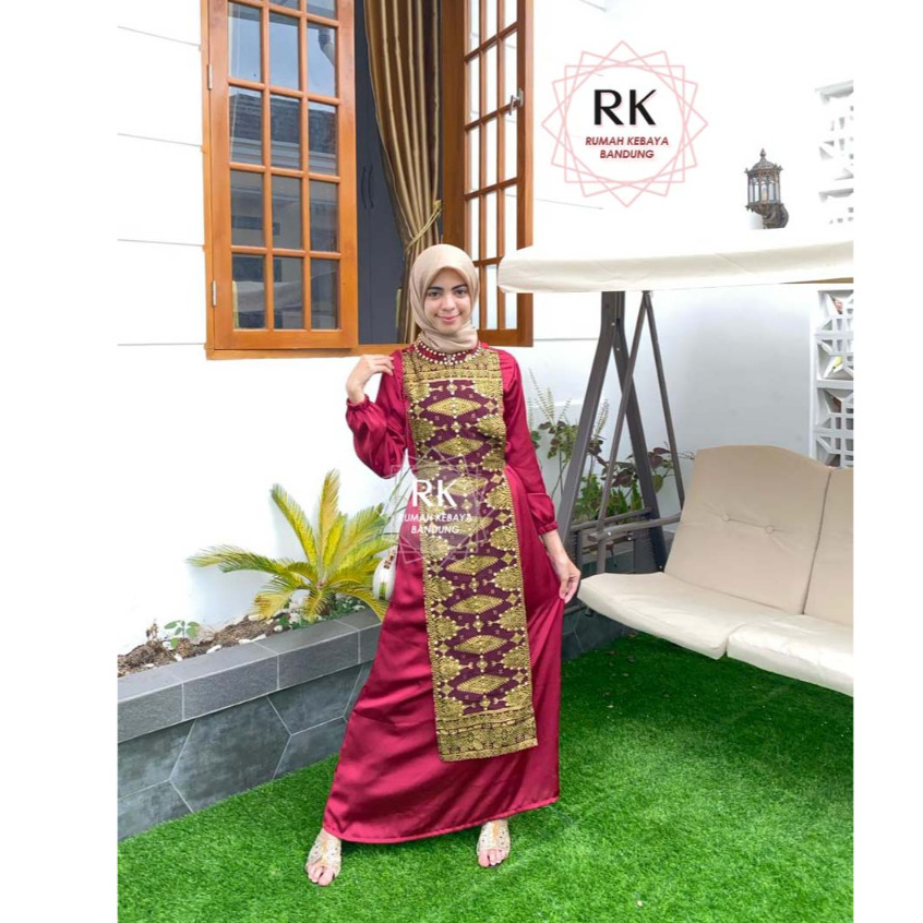 Jual JEMIMA GAMIS SONGKET PALEMBANG BATIK JUPRI ADA KEMEJA COUPLE DAN ...