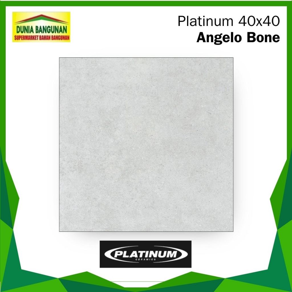 Jual Keramik 40x40 Platinum Angelo Bone /keramik 40x40 matt | Shopee ...