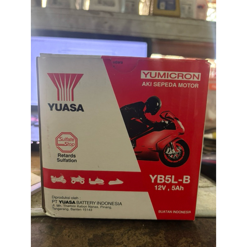 Jual AKI YUASA YB5L-B original | Shopee Indonesia