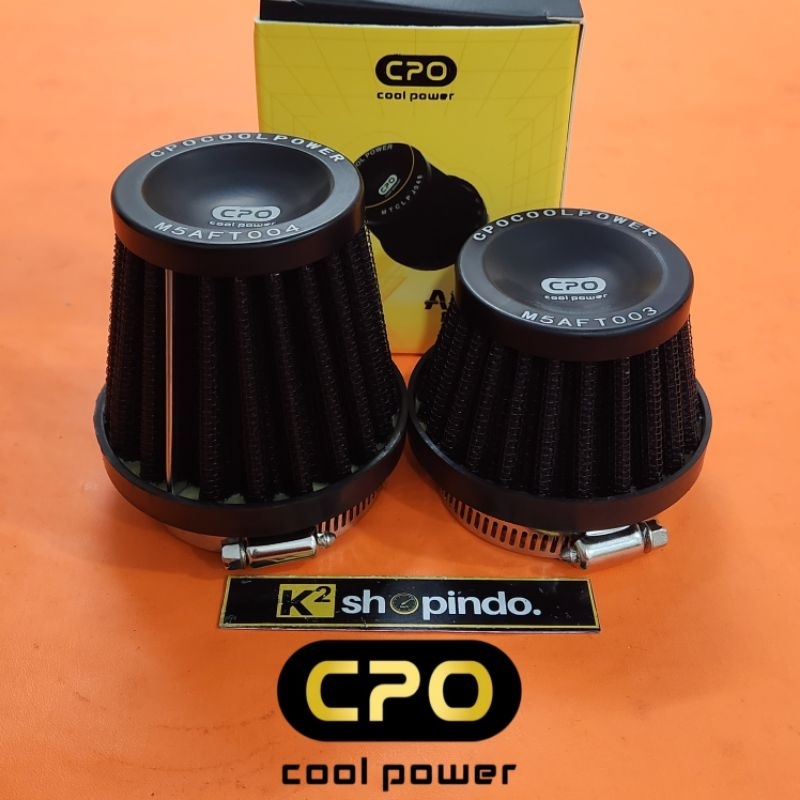 Jual Filter Karburator Filter Udara Karbu CPO Black Hitam Original CPO ...