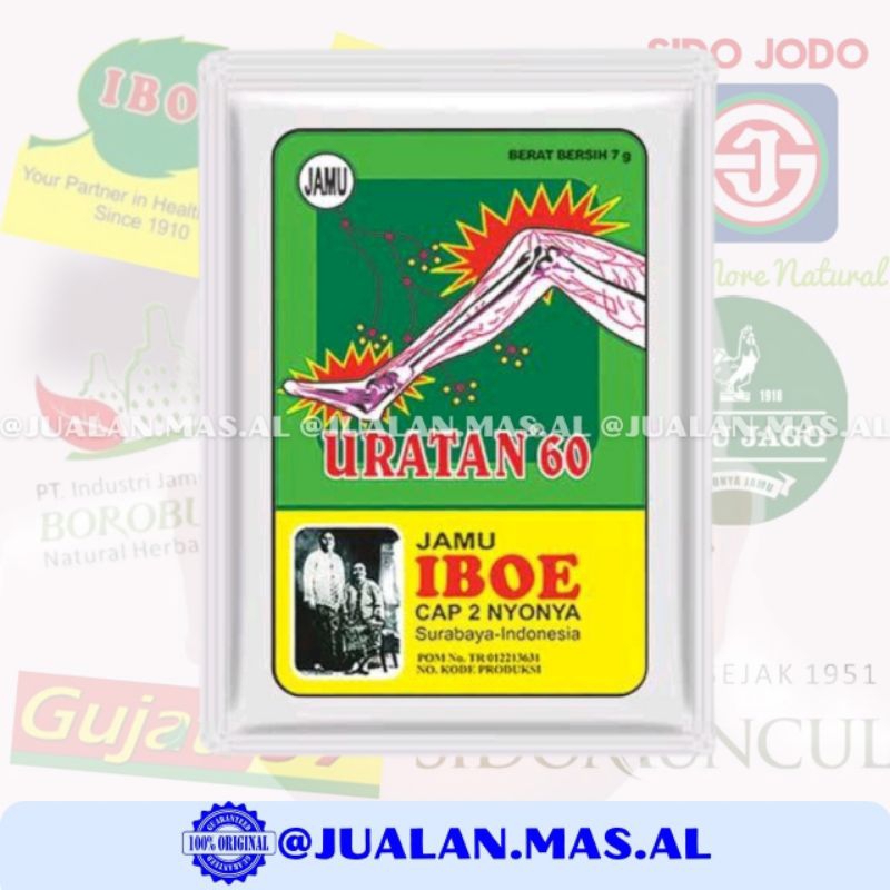 Jual IBOE - JAMU URATAN / ASAM URAT (ISI 10 SACHET) | Shopee Indonesia