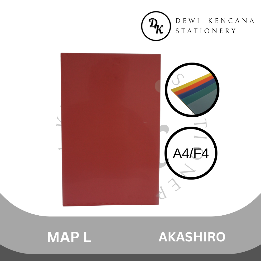 Jual Map L Warna Clear Sleeve A4 / F4 Akashiro | Shopee Indonesia
