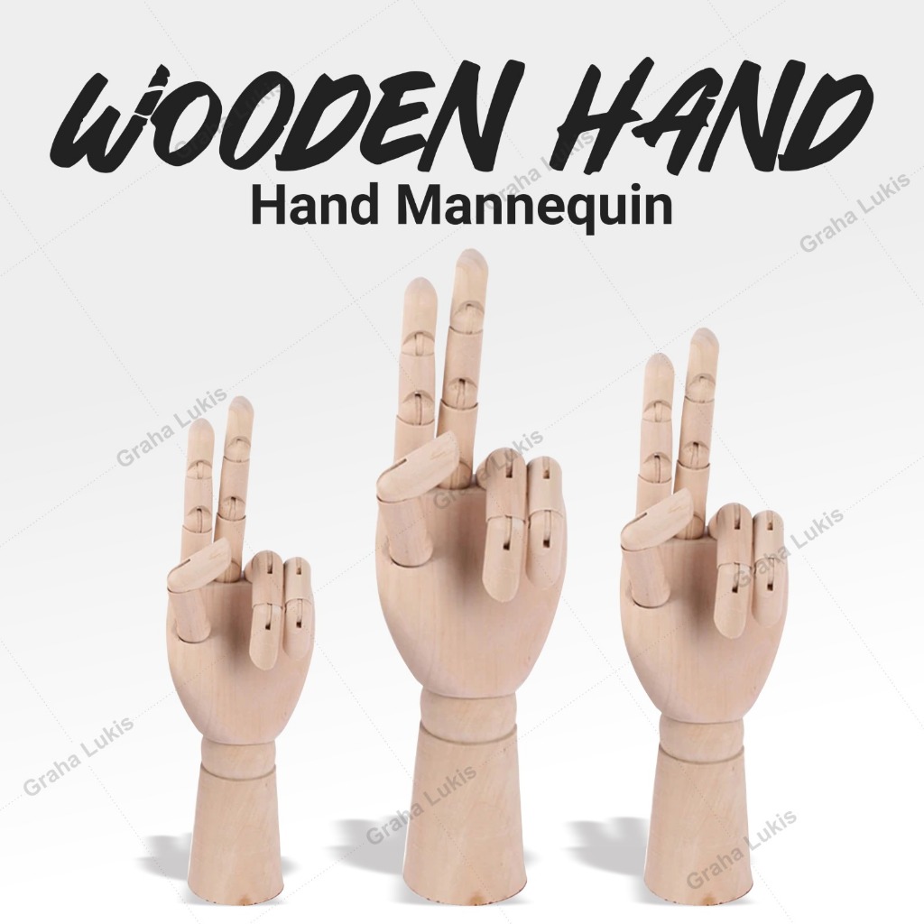 Jual Wooden Hand - Manekin Tangan | Shopee Indonesia