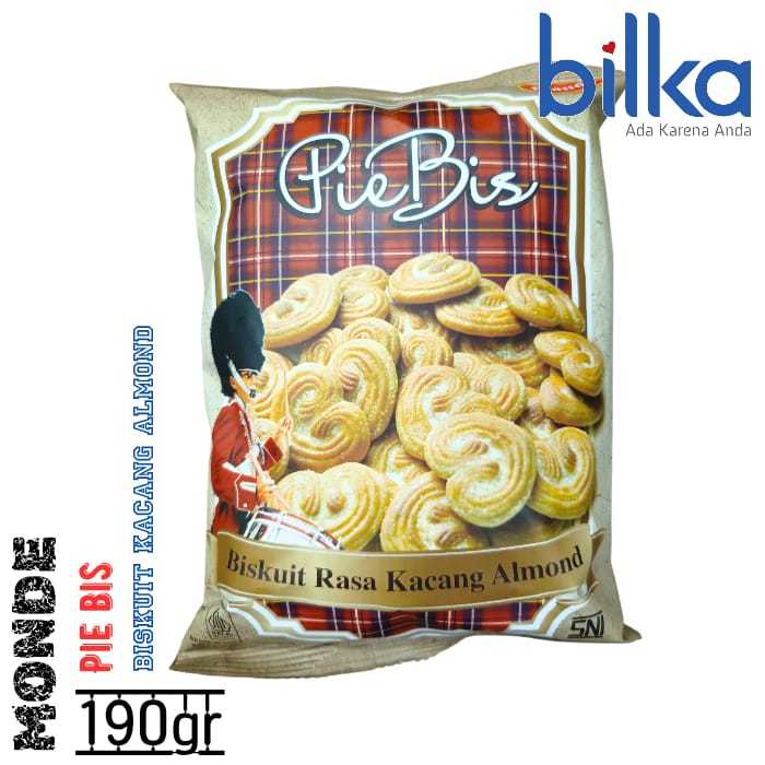 Jual MONDE PieBis Biskuit Rasa Kacang Almond 190g | Shopee Indonesia