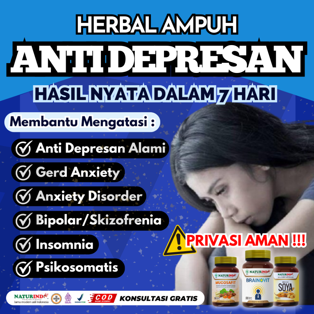 Jual Obat Anti Depresan Anti Depresi Kecemasan Gerd Anxiety Skizofrenia ...