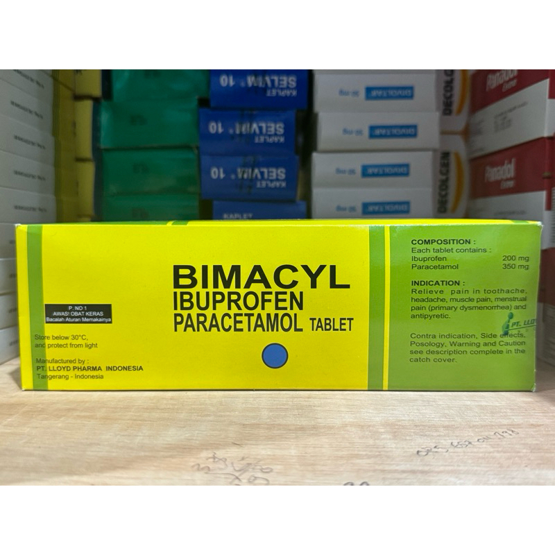 Jual BIMACYL - ( Paracetamol dan Ibuprofen ) | Shopee Indonesia