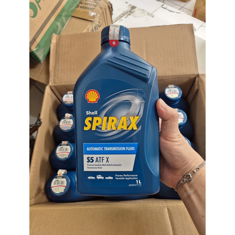 Jual Shell Spirax ATF X S5 1 Liter Automatic Transmission Fluid & Power Steering Oli Transmisi ...