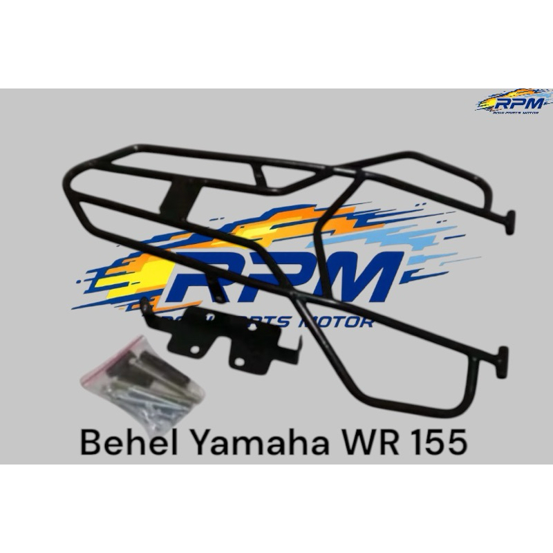 Jual behel Yamaha WR 155 bracket rak besi belakang WR 155 set dudukan ...