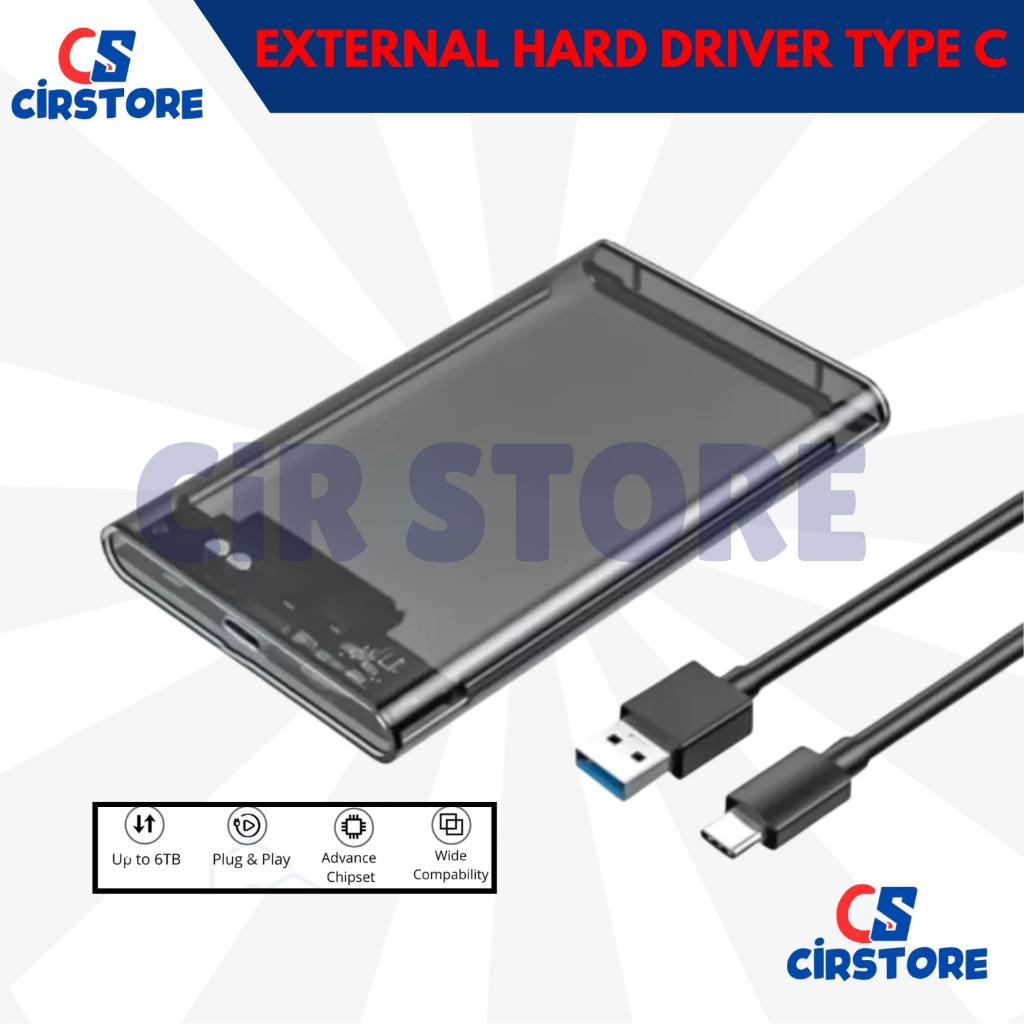 Jual CS Penutup Layar Hard External Type C/ 2.5 inchi Type-C HDD/SSD ...