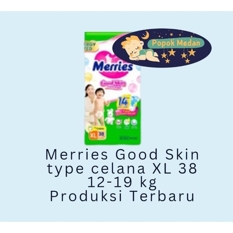 Jual POPOK MEDAN Merries Good Skin XL L M / Merries XL38 / Merries L44 ...