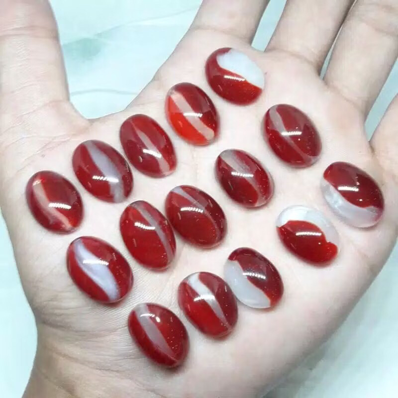 Jual BATU OBSIDIAN MOTIF MERAH PUTIH | Shopee Indonesia