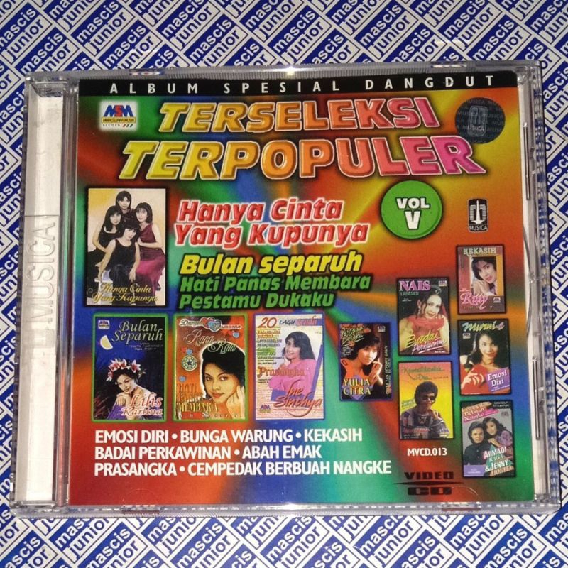 Jual VCD Dangdut Terseleksi Terpopuler Vol. 5 ft. MANIS MANJA LILIS ...