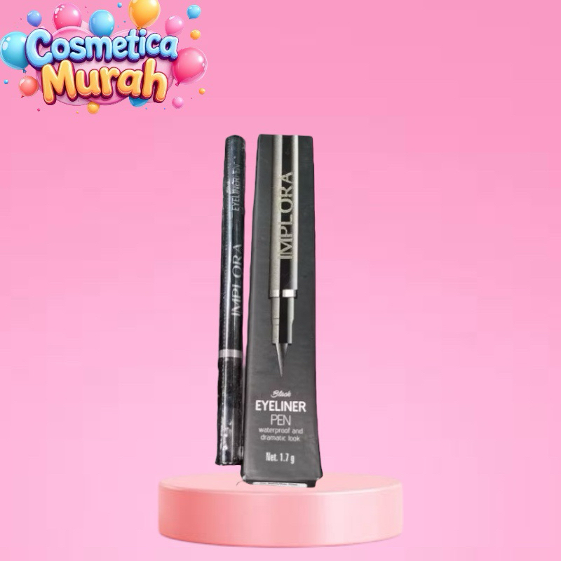 Jual ca,ix) IMPLORA EYELINER PEN KEMASAN LAMA - DRAMATIC MASKARA BLACK ...