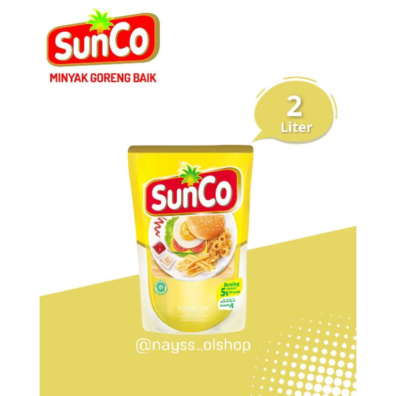 Jual Promo Minyak Sunco 2L Kemasan Pouch | Minyak Goreng Sunco 2 Liter ...