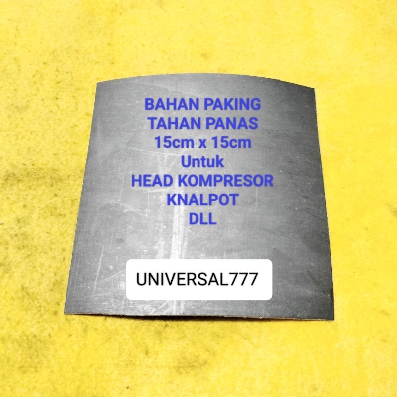 Jual 15x15x1 Bahan Packing Paking Gasket Tahan Panas Serabut Kawat Klingrit Ringrit Klingerit ...