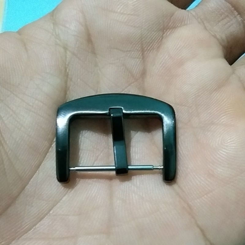 Jual Buckle/pengait/gesper tali jam tangan hitam TEBAL!! (TR) COD ...