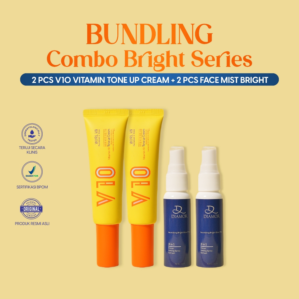 Jual MORLAB - BUNDLING COMBO BRIGHT SERIES ( 2 PCS MORLAB V10 VITAMIN ...