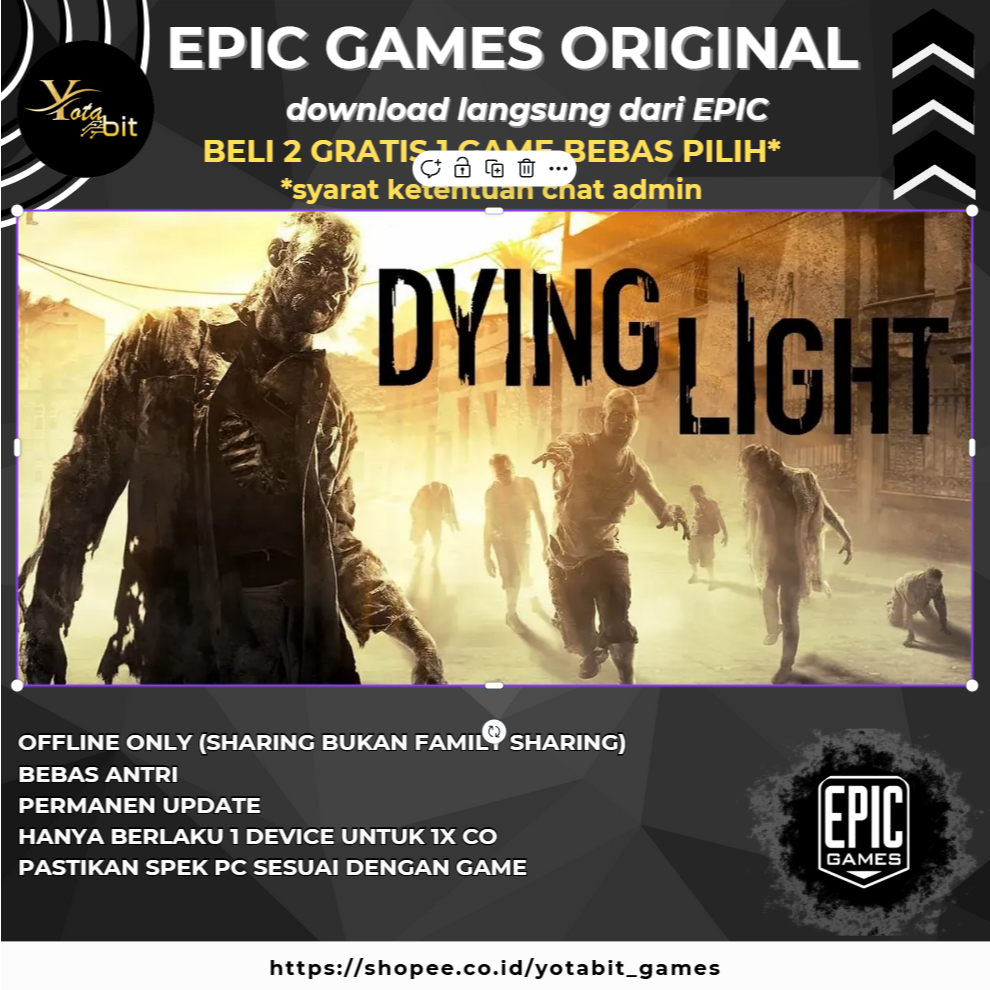 Jual Dying Light Game PC Sharing Original Offline | Shopee Indonesia