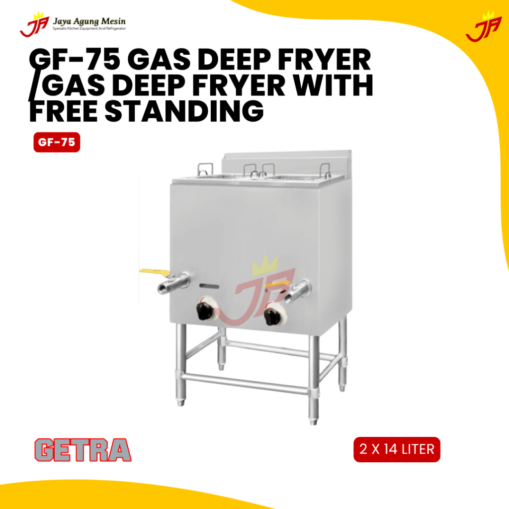 Jual GETRA Gas Deep Fryer GF 75 | Shopee Indonesia