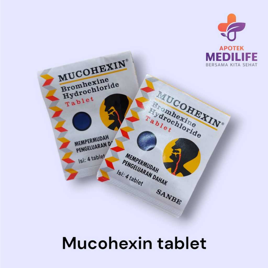 Jual Mucohexin Strip isi 4 tablet | Shopee Indonesia