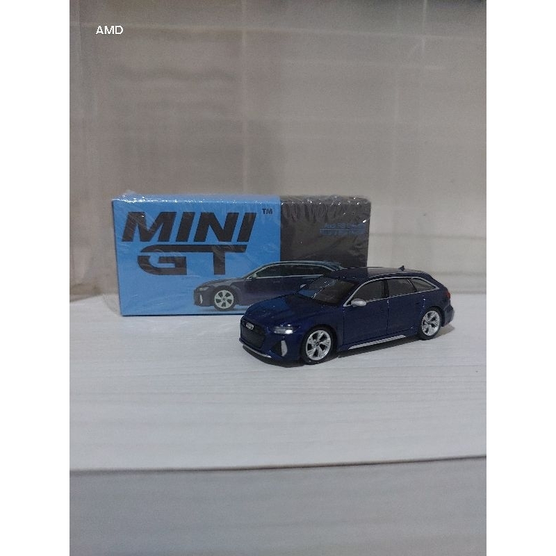 Jual mini gt audi rs6 avant blue mettalic skala 64 ban karet | Shopee ...