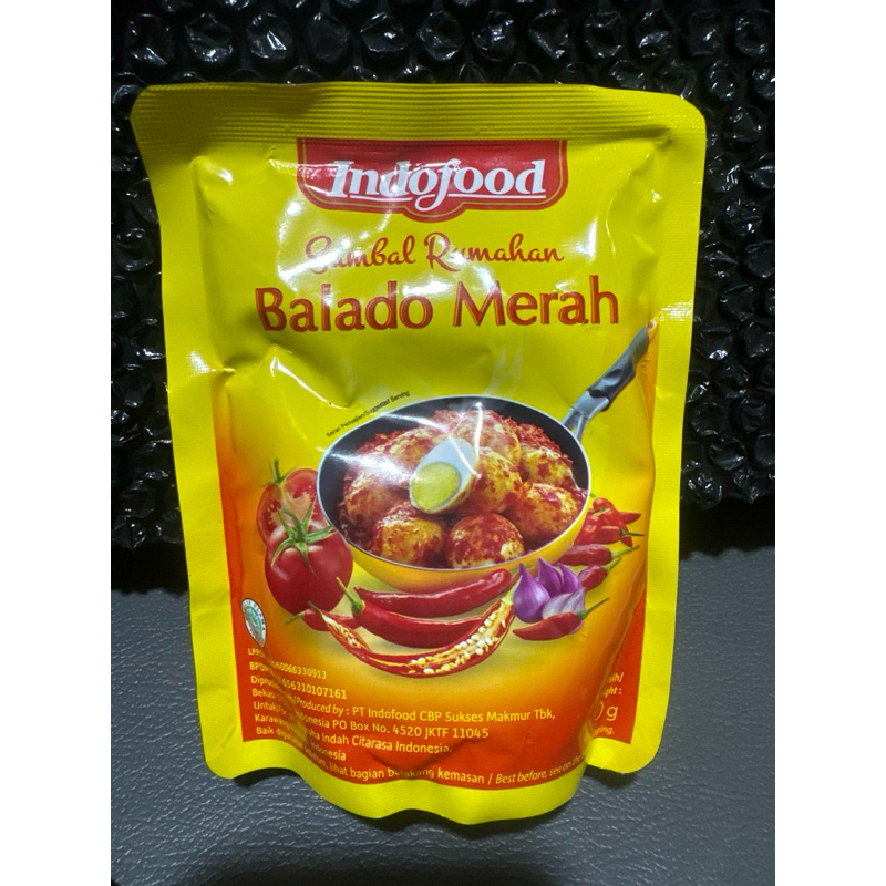 Jual Indofood Sambal Rumahan Balado Merah 200g | Shopee Indonesia