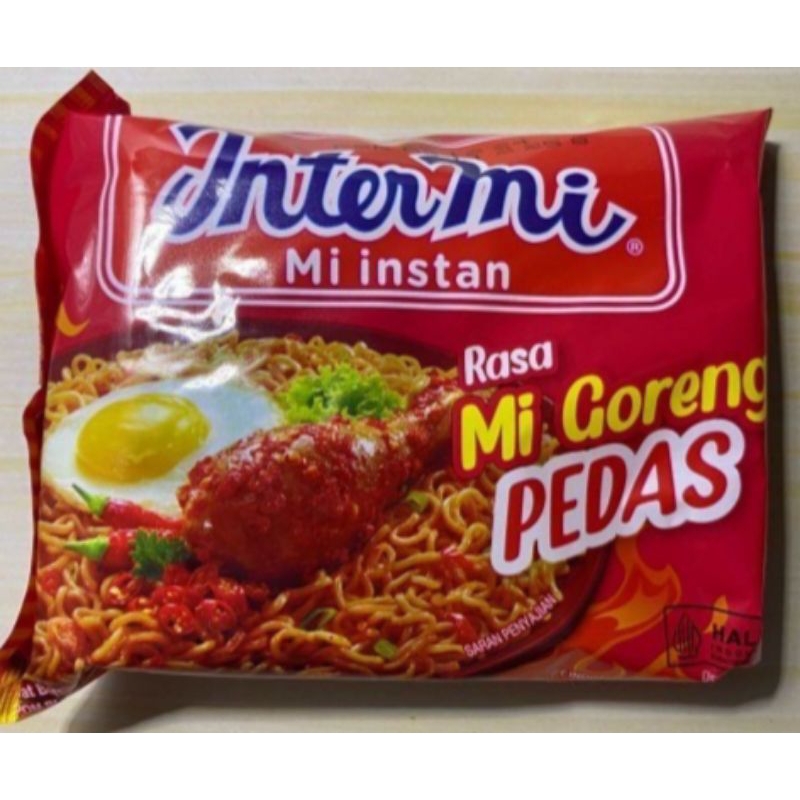 Jual [1 DUS ISI 40 BUNGKUS] INTERMIE GORENG PEDAS / INTER MIE GORENG ...