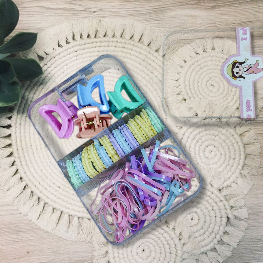 Jual Ikat Rambut Anak Perempuan - Set Aksesoris Rambut Lucu + Free ...