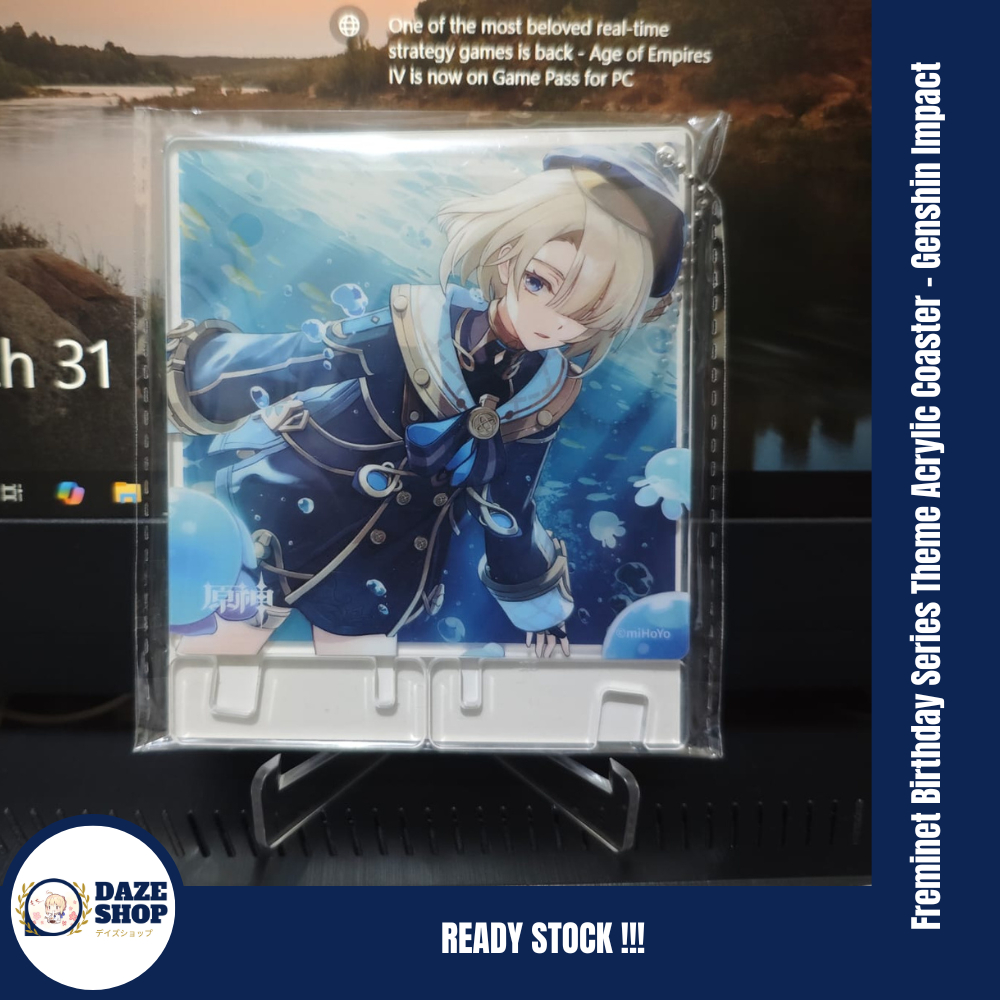 Jual Freminet Birthday Series Theme Acrylic Coaster - Genshin Impact ...