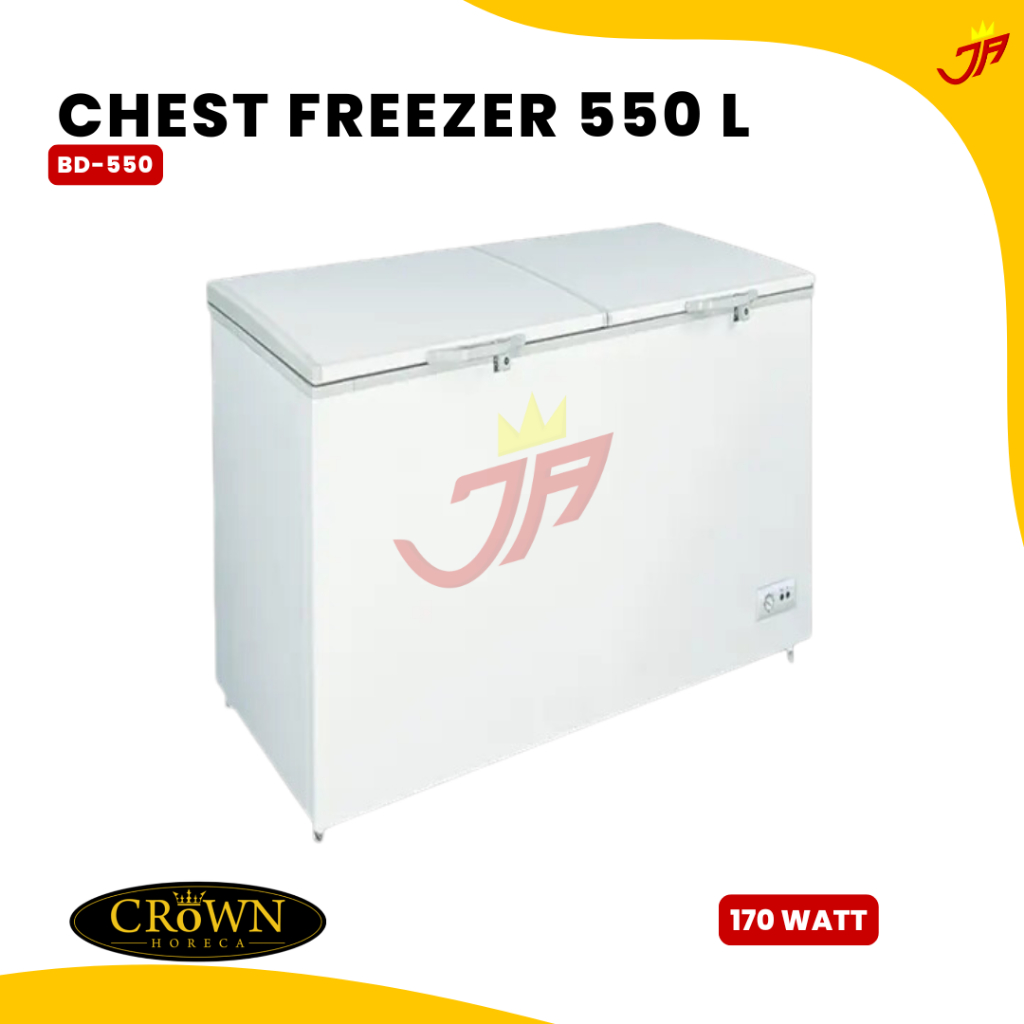 Jual CROWN Chest Freezer Crown Horeca BD-550 | Shopee Indonesia