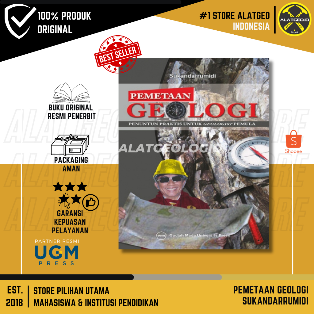 Jual Buku Geologi Pemetaan Geologi Sukandarrumidi | Shopee Indonesia