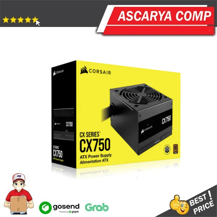 Jual CORSAIR CX Series CX750 – 750 Watt 80 PLUS Bronze ATX Power Supply | Shopee Indonesia
