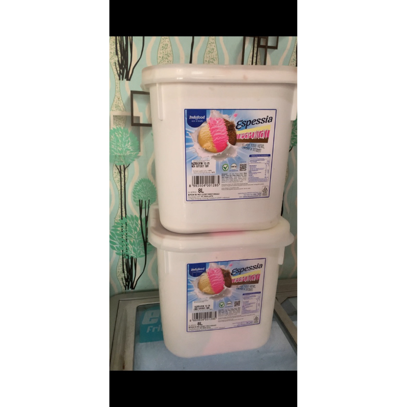 Jual ICE CREAM ESPESSIA 8lt NEAPOLITAN | Shopee Indonesia