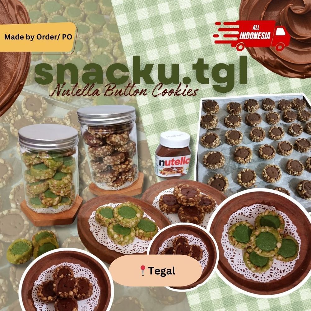 Jual Nutella Button Cookies 500gr | Shopee Indonesia