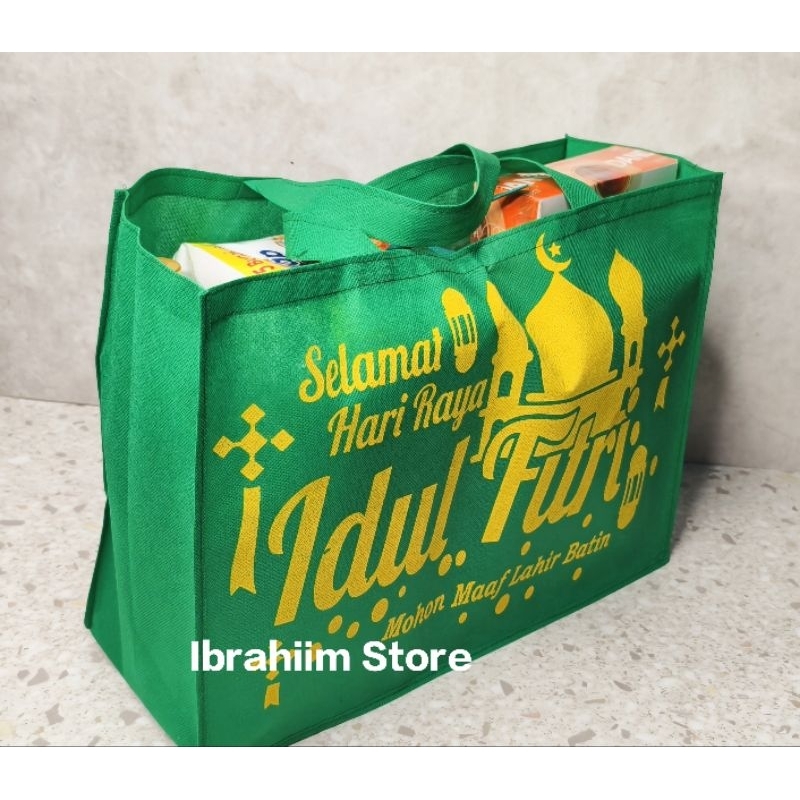 Jual (ISI 12 PCS) TAS PARSEL LEBARAN LANSCAPE / TAS PARSEL LEBARAN ...