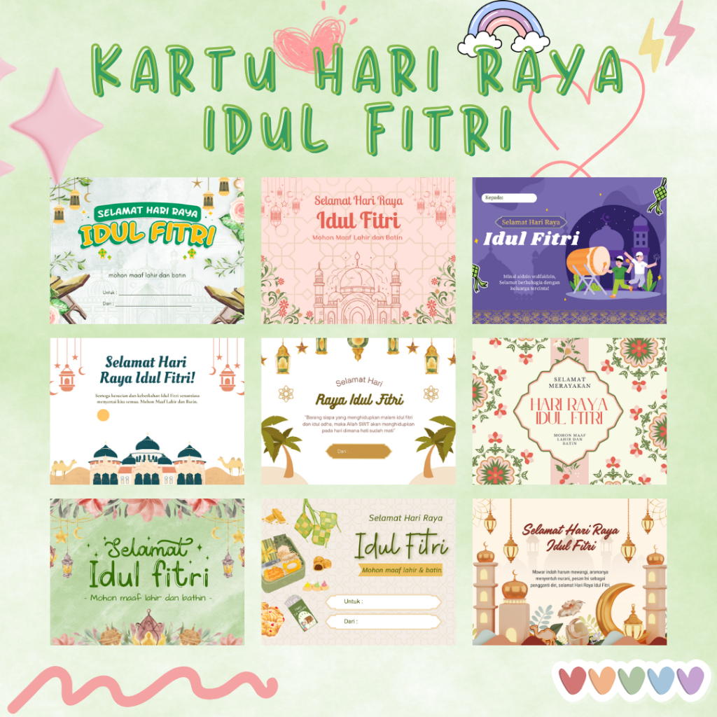 Jual 10 pcs Kartu ucapan Happy Graduation/ selamat wisuda / happy eid ...
